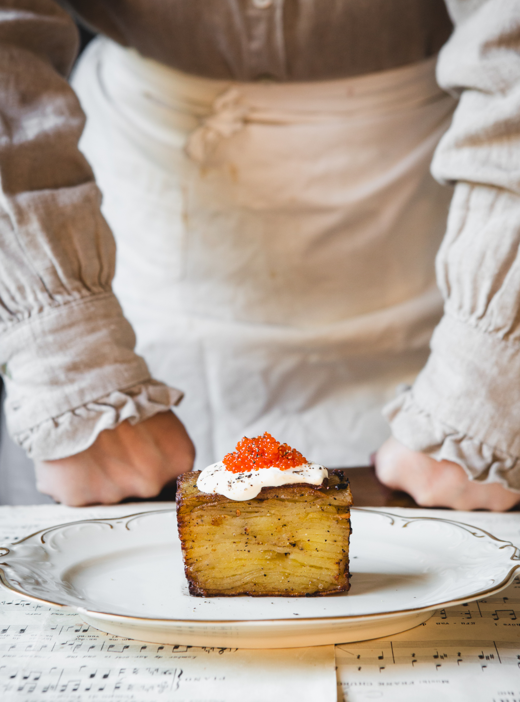 Potatisterrin med crème fraiche och tångkaviar | Grocery Wealth